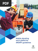 MEWP Emergency Lowering Procedures Guide | PDF