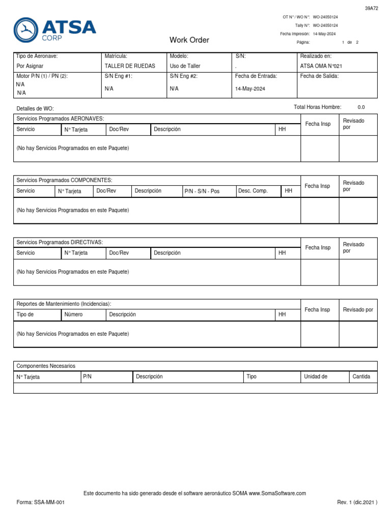 Work Order Detail | PDF | Informática | Ingeniería de software