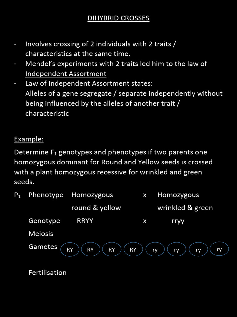 2 GENETICS AND INHERITANCE (Dihybrid) | PDF | Genotype | Dominance (Genetics)