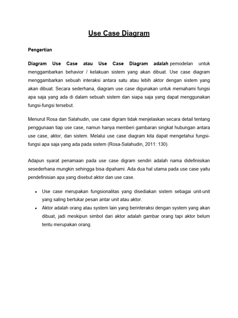 Materi Use Case Activity Diagram Pdf