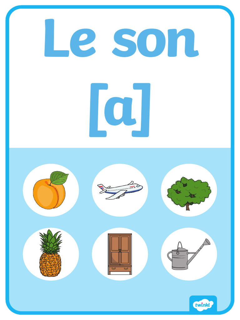 FR FR 20 Affiche de Phonologie Le Son A - Ver - 2 | PDF