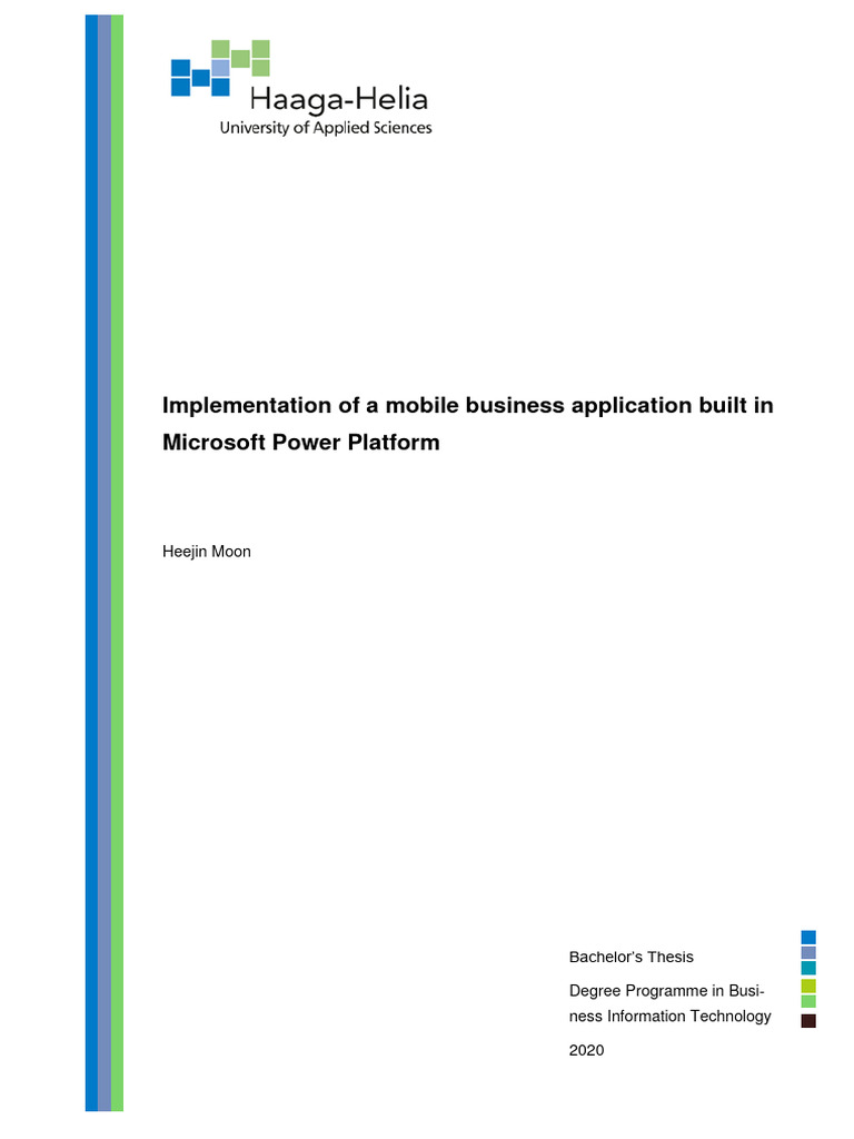 HeejinMoon Thesis Final | PDF | Databases | Mobile App
