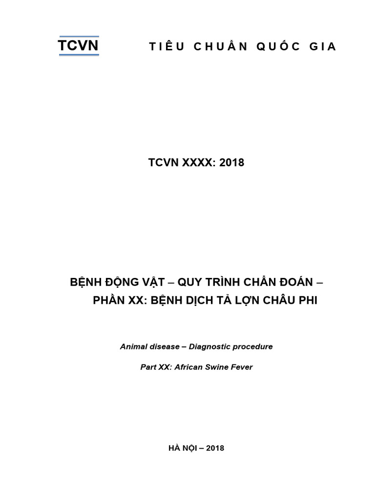 TCVN 2018 Asf-Lon | PDF