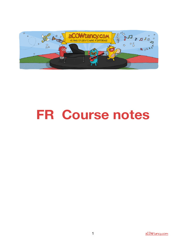 ACCA FR (F7) Course Notes Updated | PDF | International Financial ...