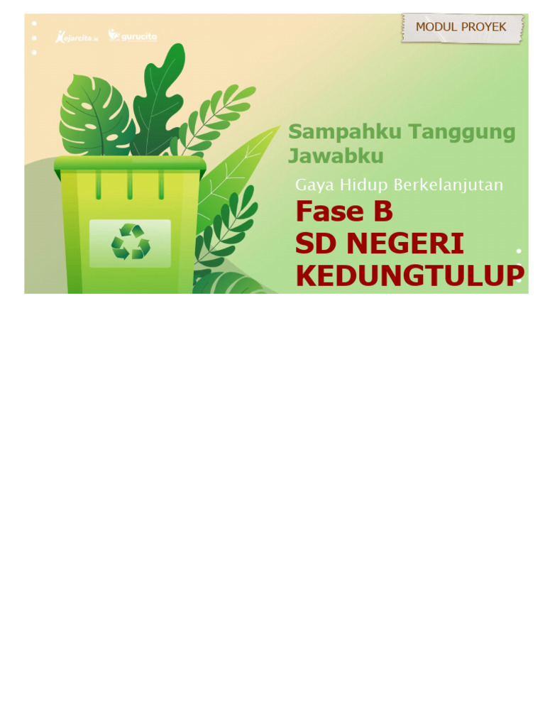 Modul p5 Kelas 4 Semester 2 2024 | PDF