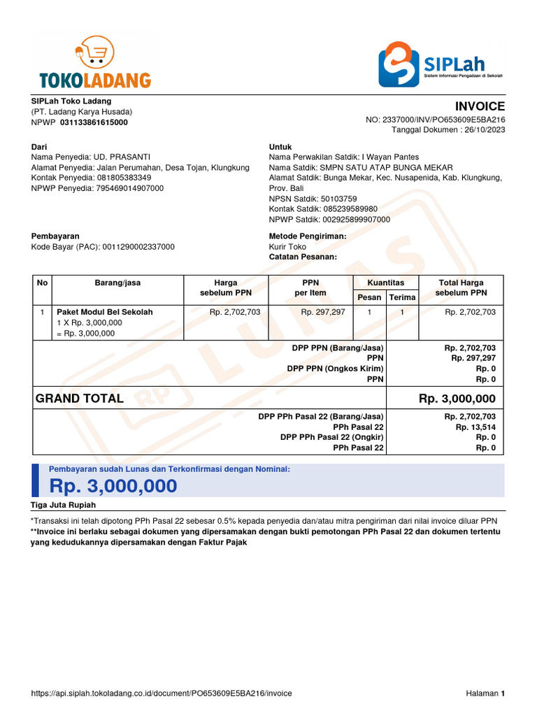 Invoice Po653609e5ba216 Pdf