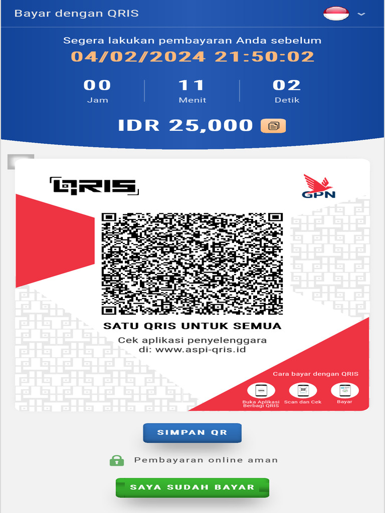 Panduan Pembayaran QRIS Aman | PDF