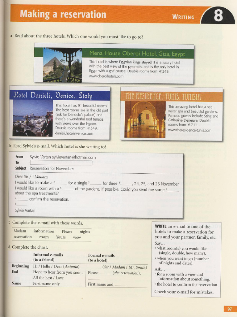 Extra Activity Room Reservation | PDF