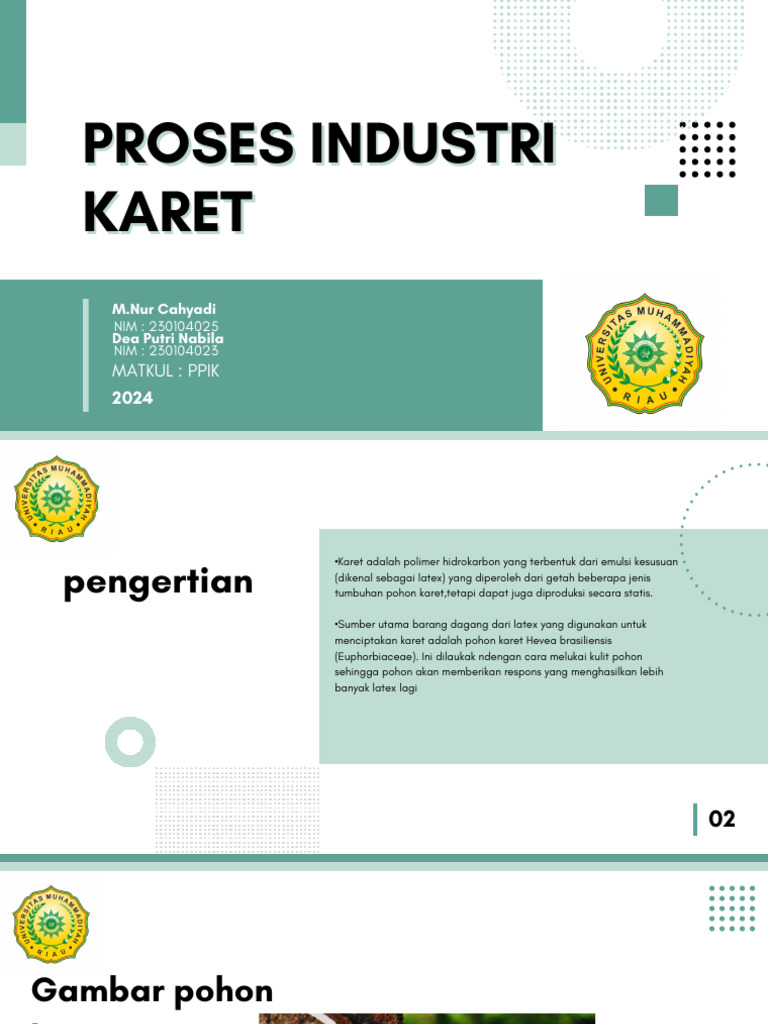 Proses Pengolahan Karet Ppik Uas - 20240210 - 113110 - 0000 | PDF ...