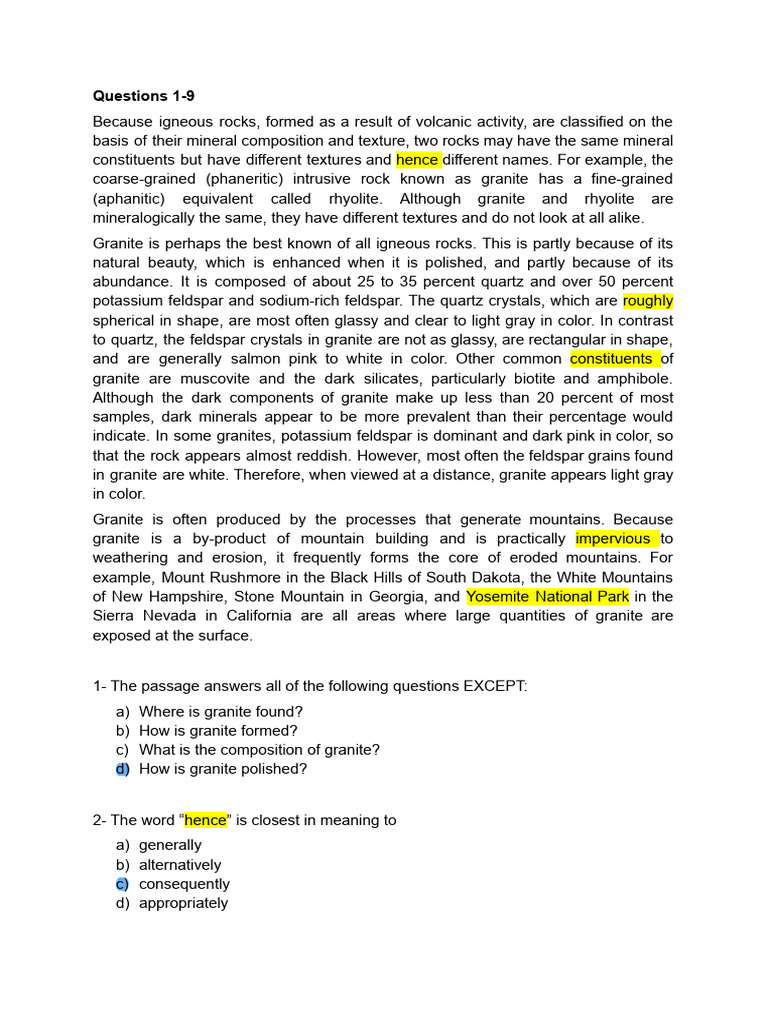 Reading toefl | PDF | Perception | Senses