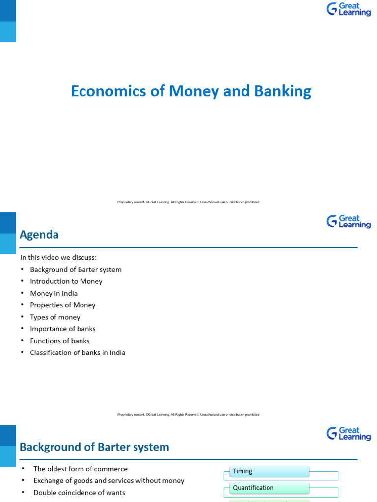 Economics of Money and Banking | PDF | Money | Reserve Bank Of India
