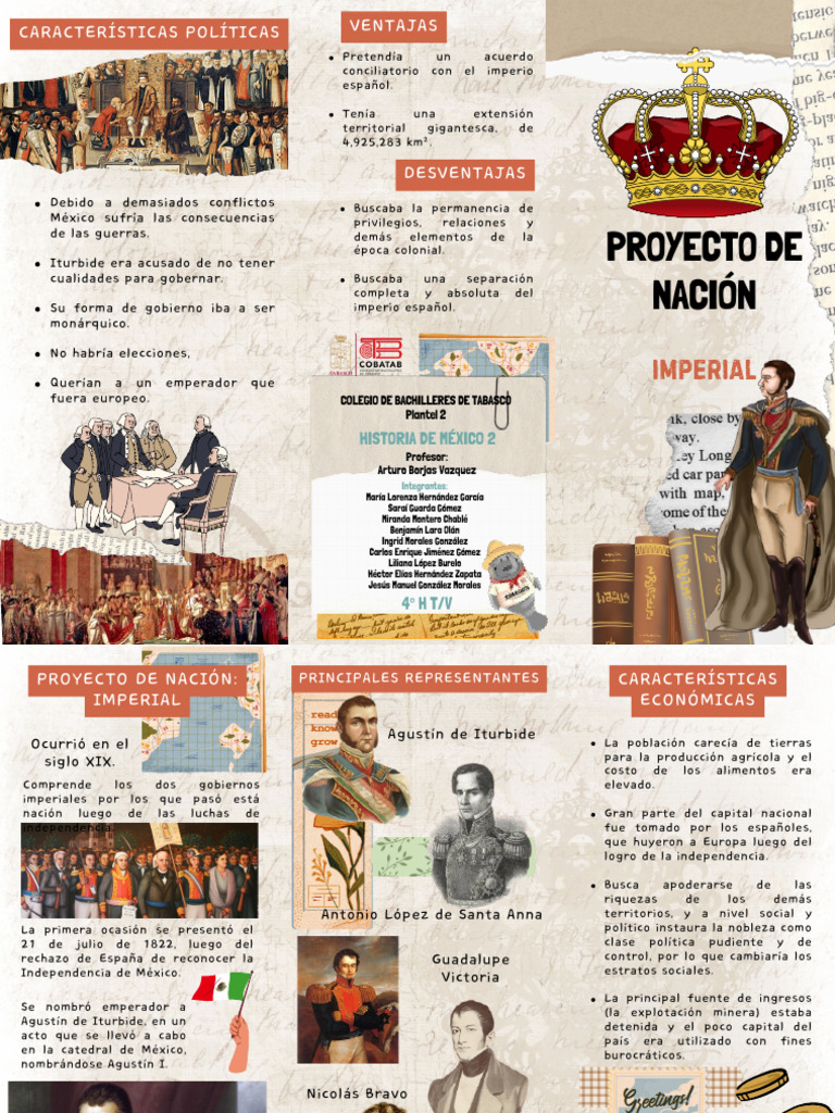 Proyecto Imperial del México XIX | PDF | México | España