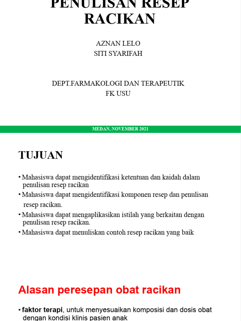 Penulisan Resep Racikan-1 | PDF | Memasak, Makanan, & Anggur