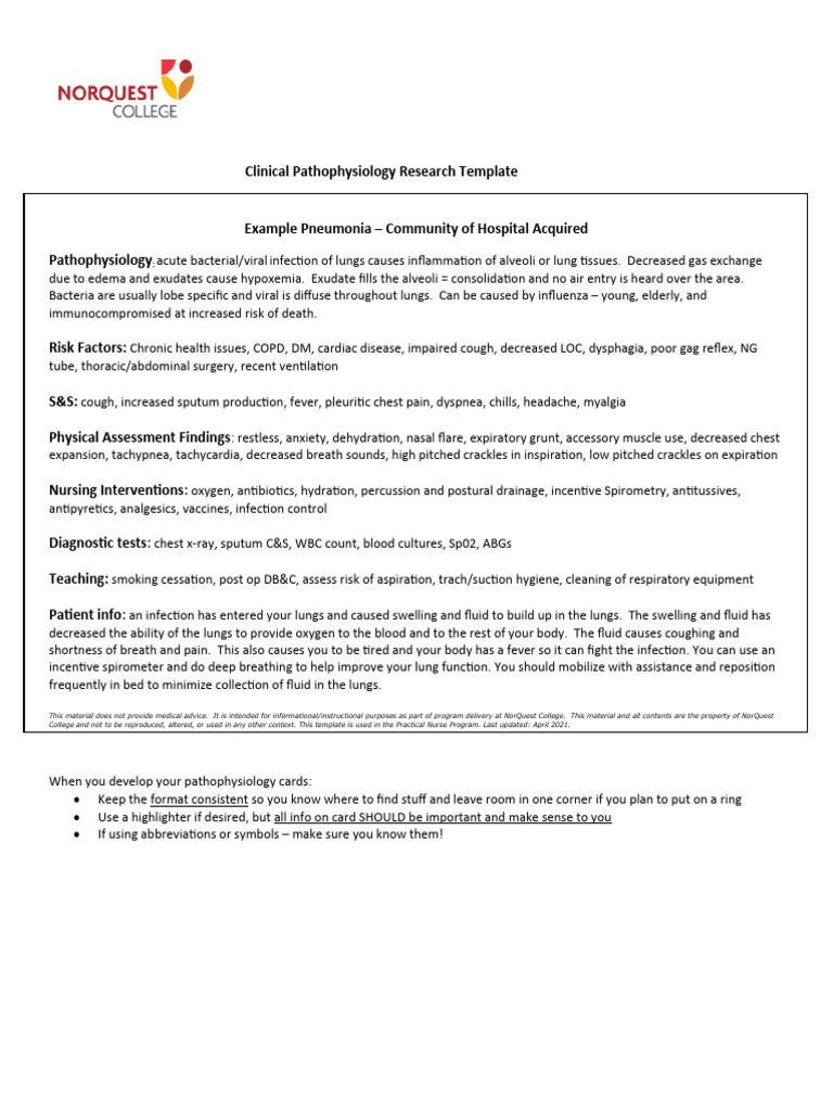 Clinical Pathophysiology Research Sample April 2021 | PDF | Lung | Epidemiology