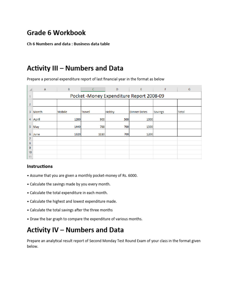 Grade 6 Workbook | Download Free PDF | Podcast | Malware