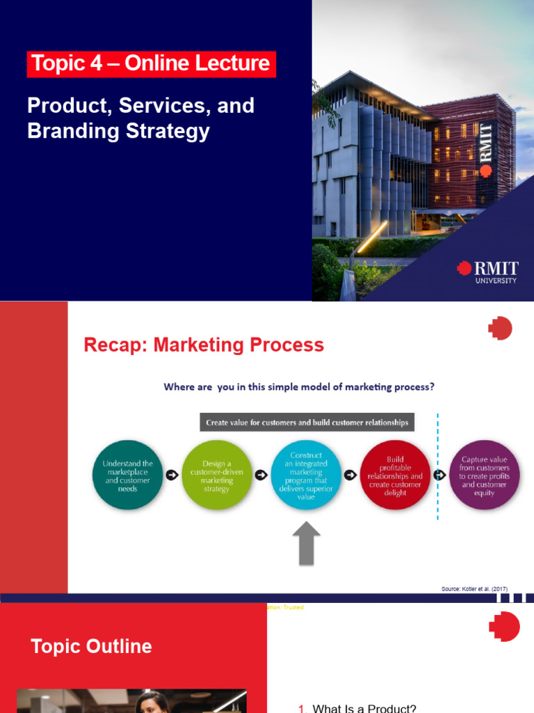 T4 - Product, Services, and Branding Strategy - Lecture & Tutorial | PDF | Brand | Product ...