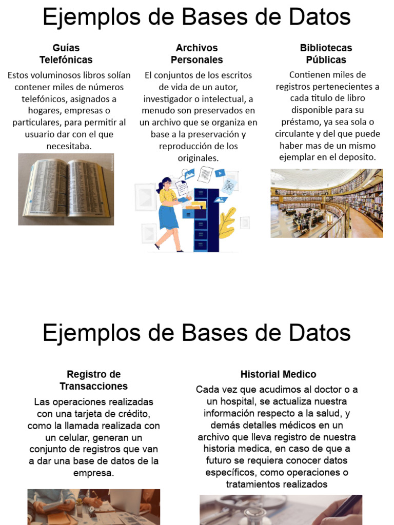 Base de Datos | PDF | Bases de datos | Archivo de computadora