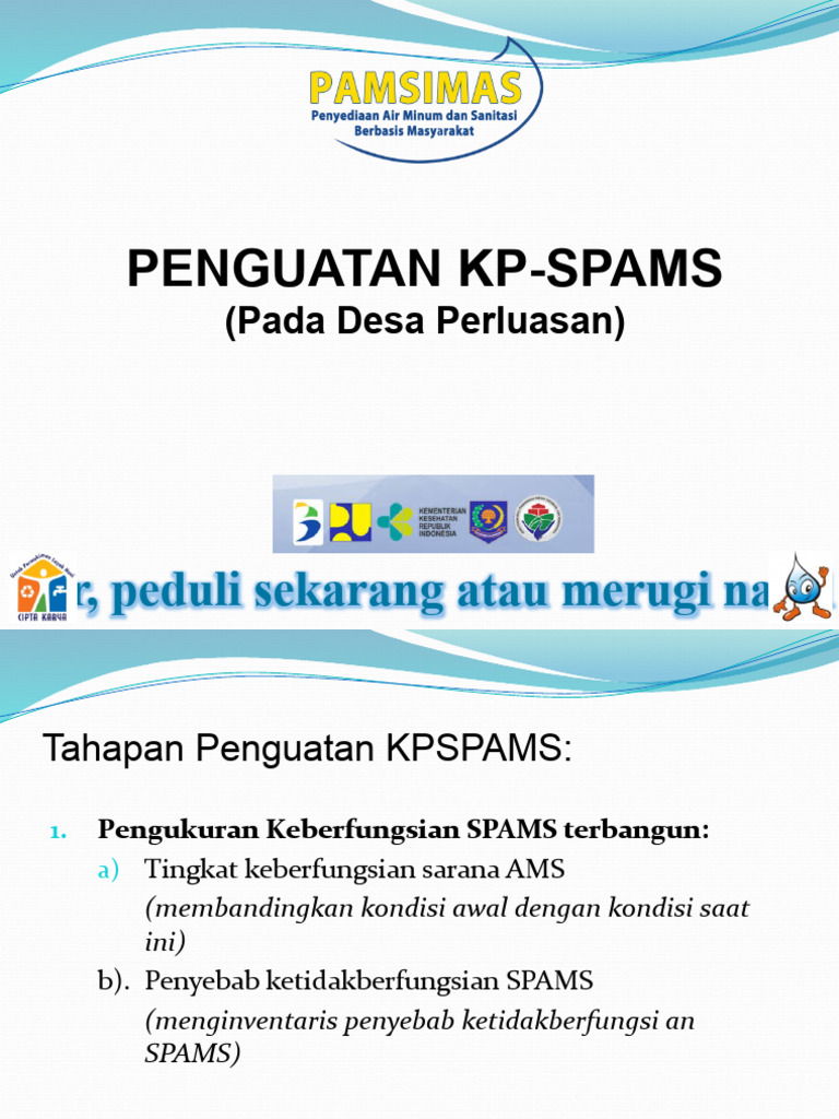 Penyusunan Rencana Penguatan KPSPAMS | PDF