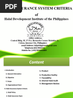 Halal Assurance Management System (IDCP) | PDF | Auditor's Report | Audit