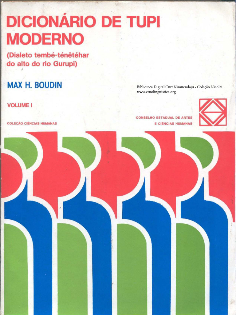 Dicionário de Tupi Moderno | PDF | Linguística | Brasil
