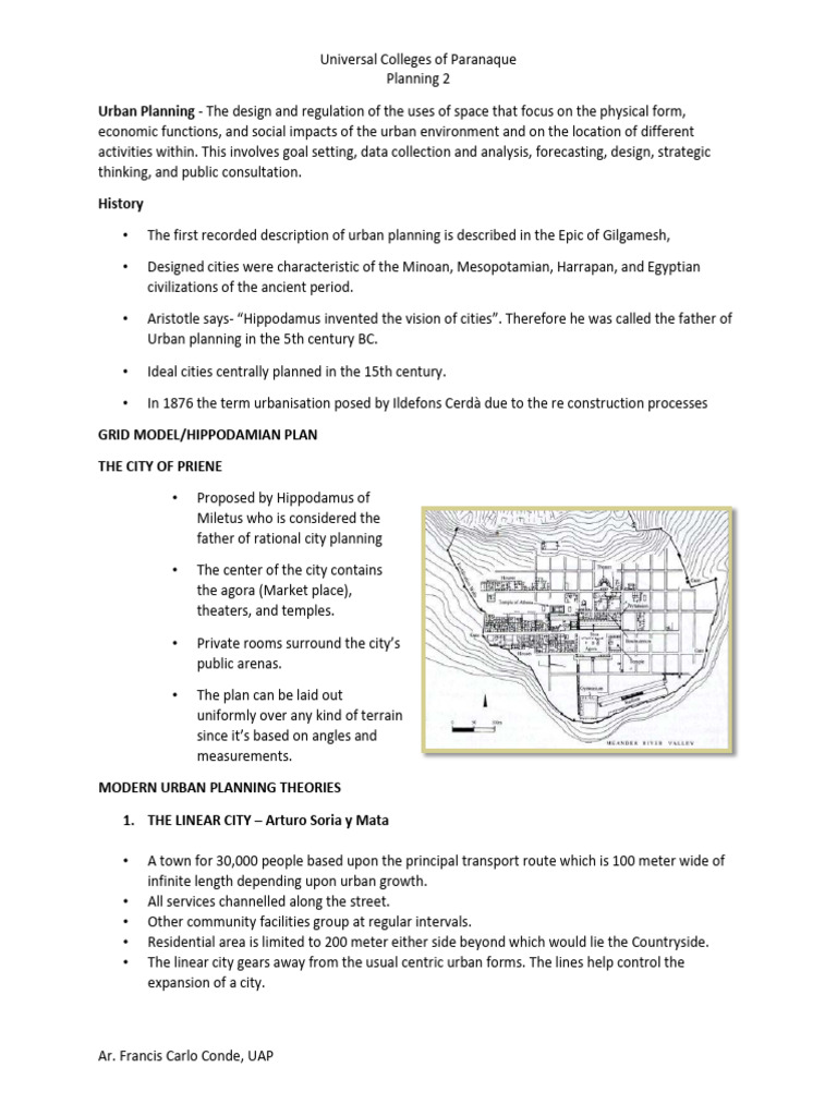 Key Urban Planning Theories and Models | PDF | Urban Planning | Planning