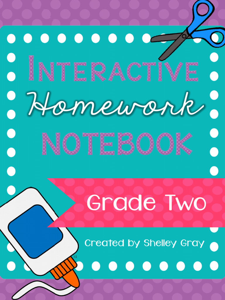 Interactive Homework Notebook Grade2 | PDF | Homework | Notebook