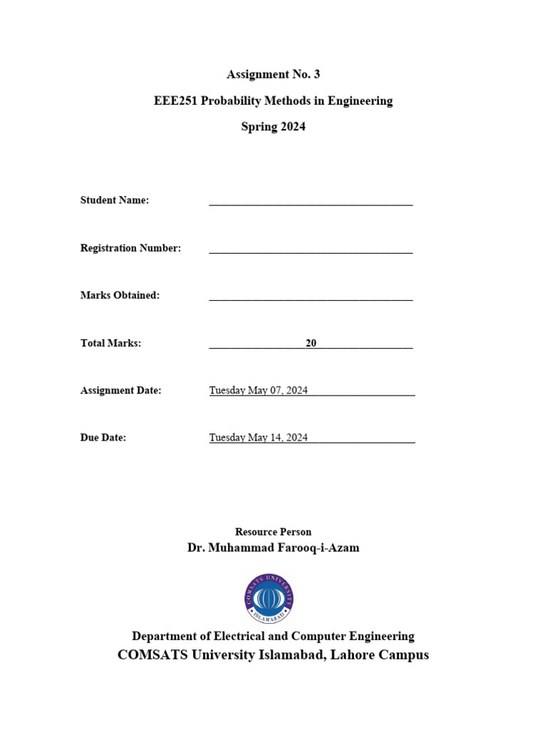 Assignment 3 | PDF | Teaching Methods & Materials