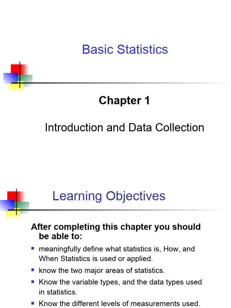 BS Lect 01 | PDF | Statistics | Level Of Measurement