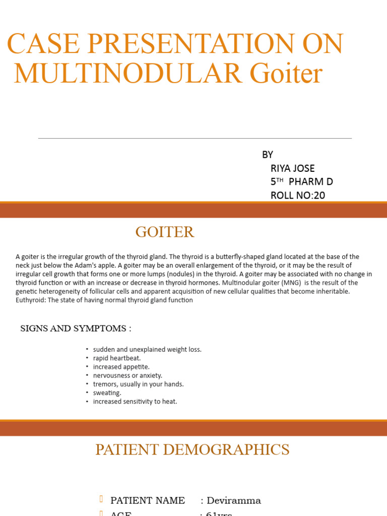 GOITRE | PDF | Thyroid | Glands