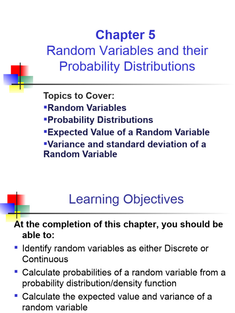 BS Lect 11 | Download Free PDF | Random Variable | Probability Distribution
