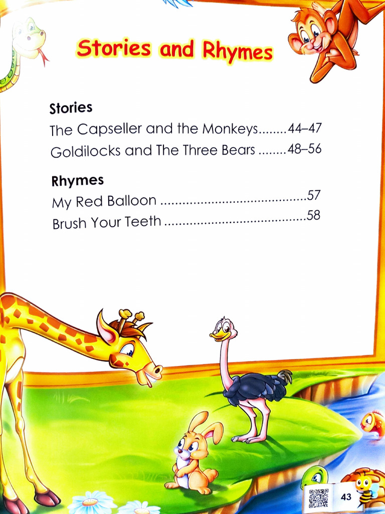 kg2 Book 1 Stories&rhymes | Download Free PDF | Goldilocks And The ...