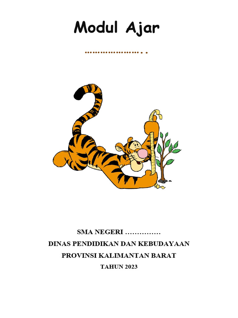 Format Modul Ajar | PDF