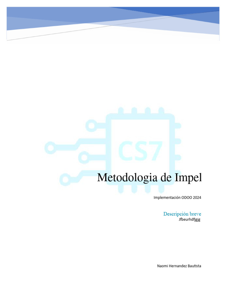 Metodología de Implementación Ikse CS7 20240222 | PDF | Usuario (informática) | Informática