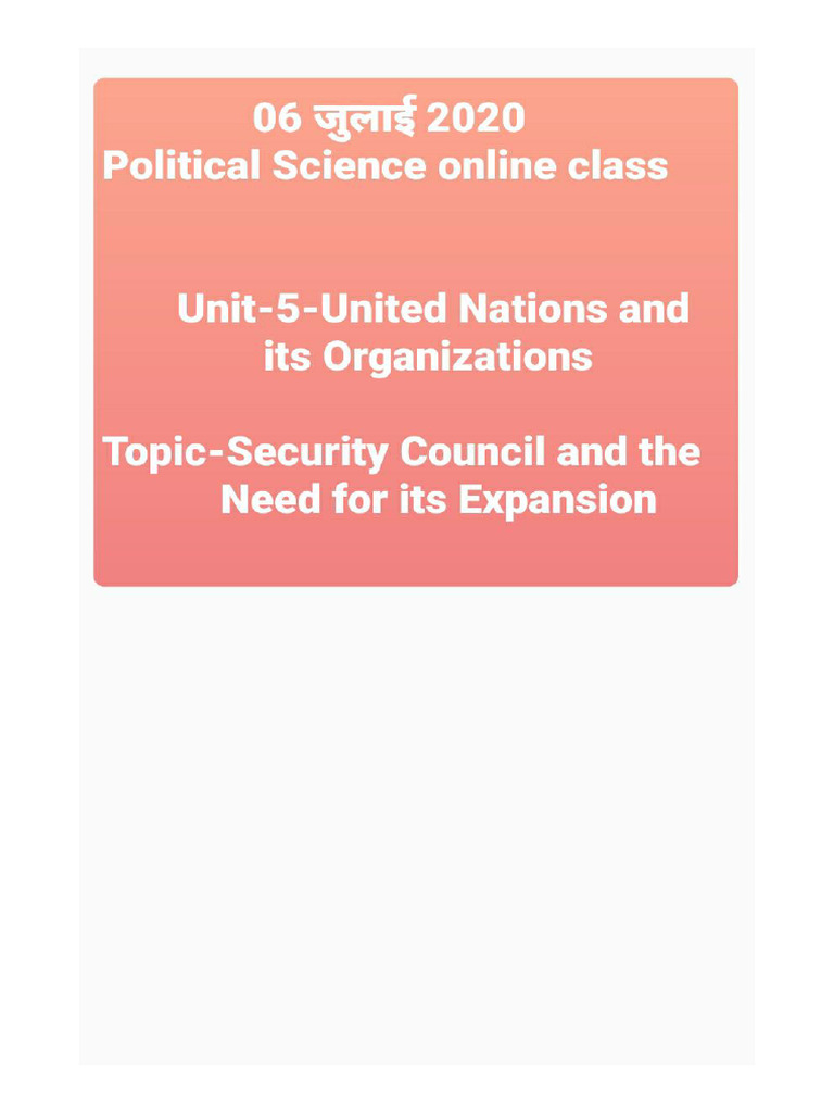 6 August Pol Sc. Online Class | PDF