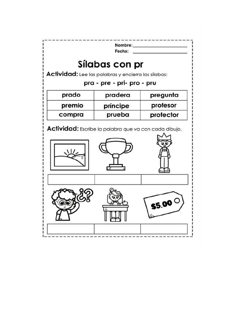 Silaba PR | PDF