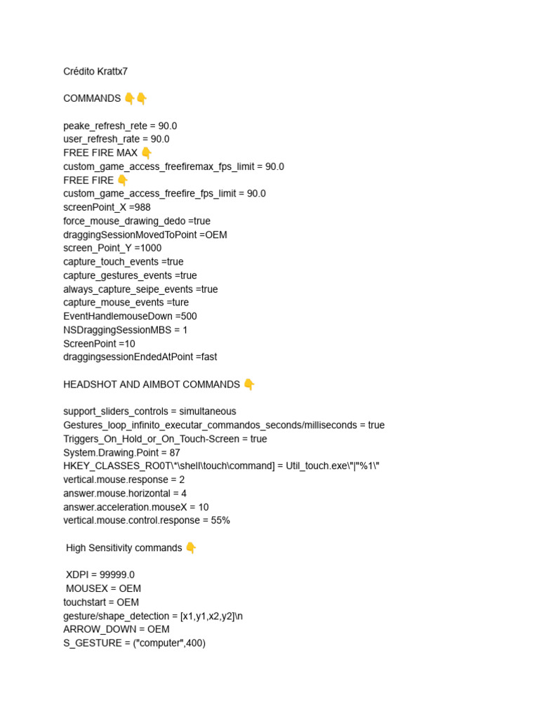 Setedit Comandos | PDF