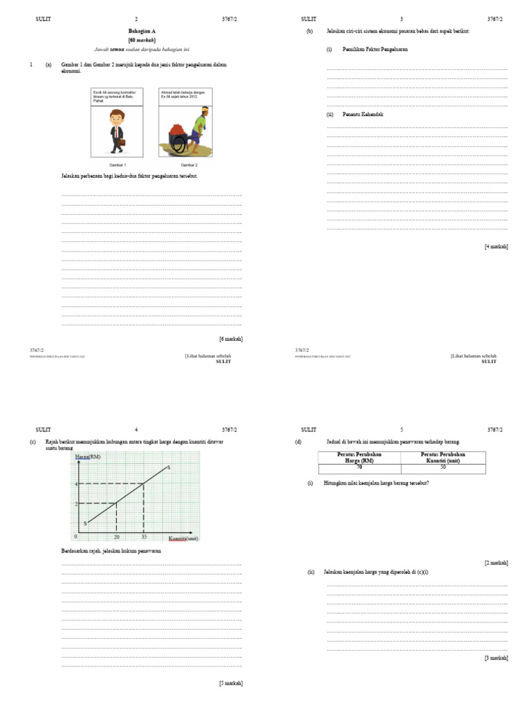 Microsoft Word - k2 Trial SPM Eko 2022 Soalan | PDF