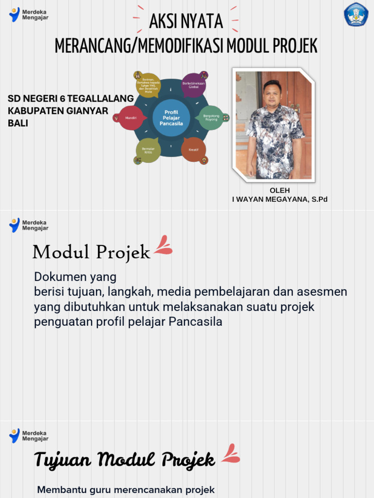 Merancang - Memodifikasi Modul Projek | PDF