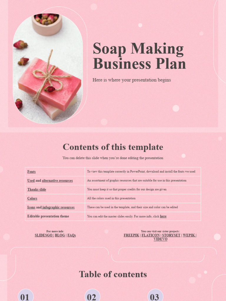 Soap Making Business Plan Overview | PDF | Planets | Market Segmentation