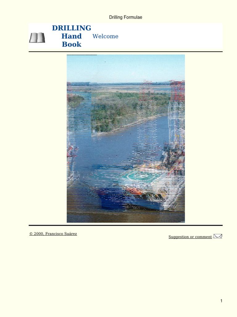 Drilling Handbook Formulae Guide | PDF | Casing (Borehole) | Pressure