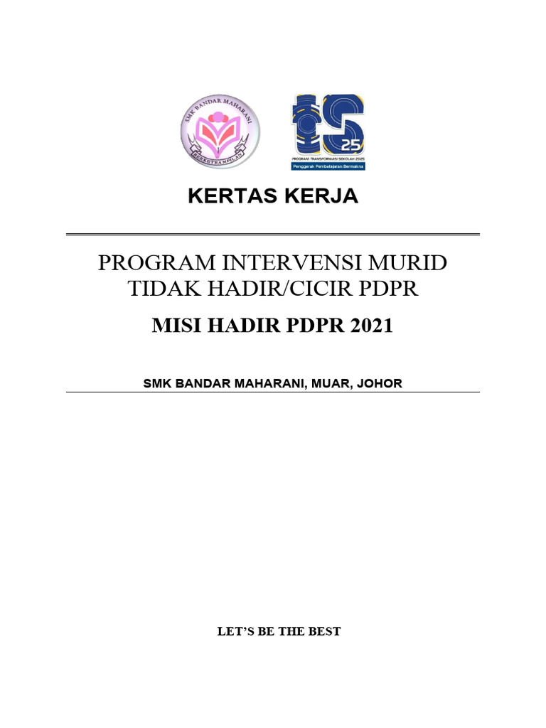 KK Intervensi Murid Cicir PDPR | PDF