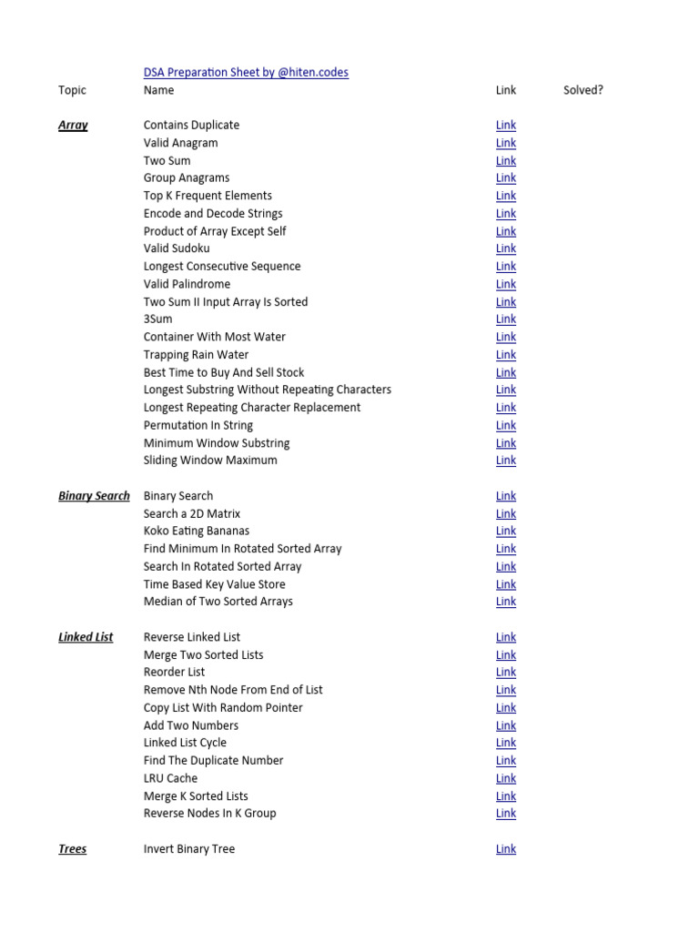 Insta DSA | PDF | Algorithms And Data Structures | Theoretical Computer Science