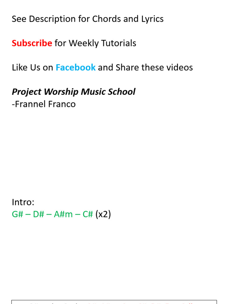 Forever Kari Jobe Chords Pdf Religious Belief And Doctrine