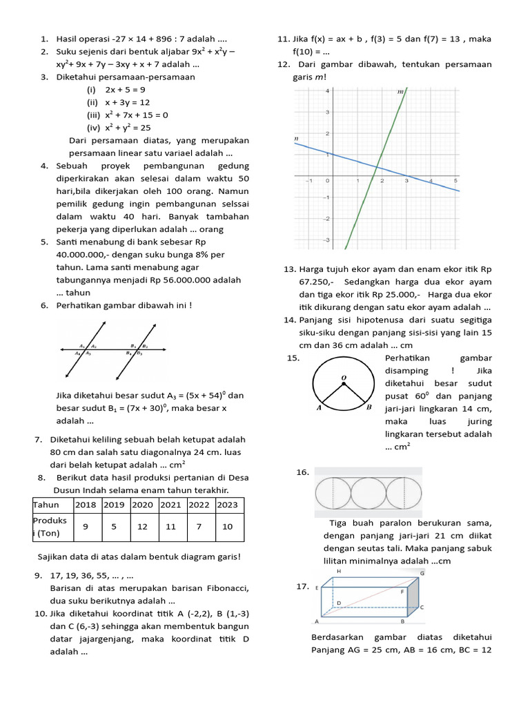 PAS 2024 Kisi-Kisi | PDF