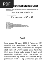 Rumus Perhitungan Obat | PDF | Kesehatan Holistik | Sains & Matematika