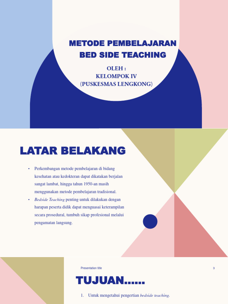 Metode Pembelajaran Bedside Teaching | PDF