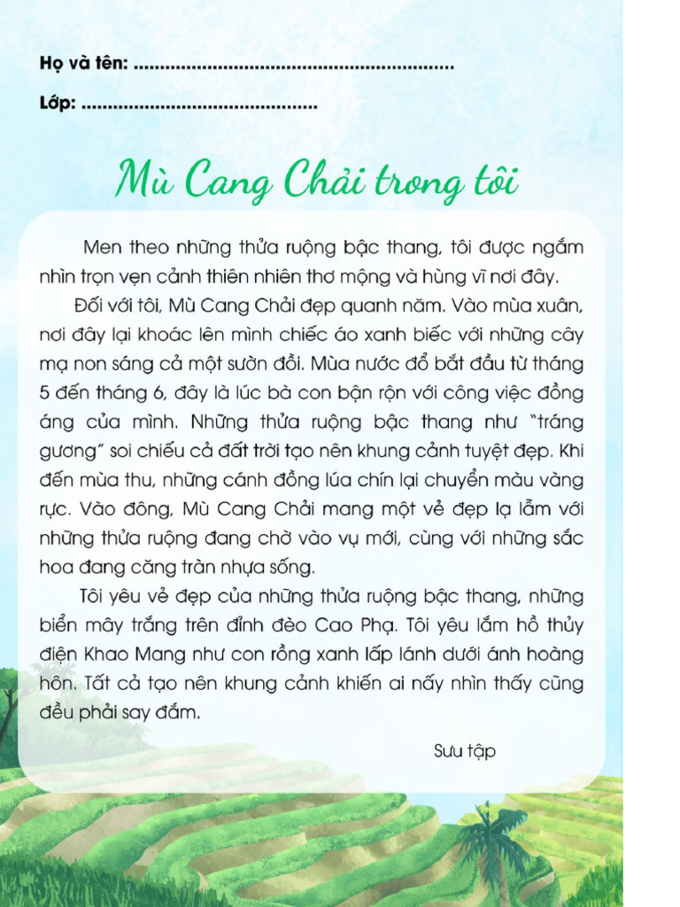 3A2 - TIẾNG VIỆT ÔN TẬP | PDF