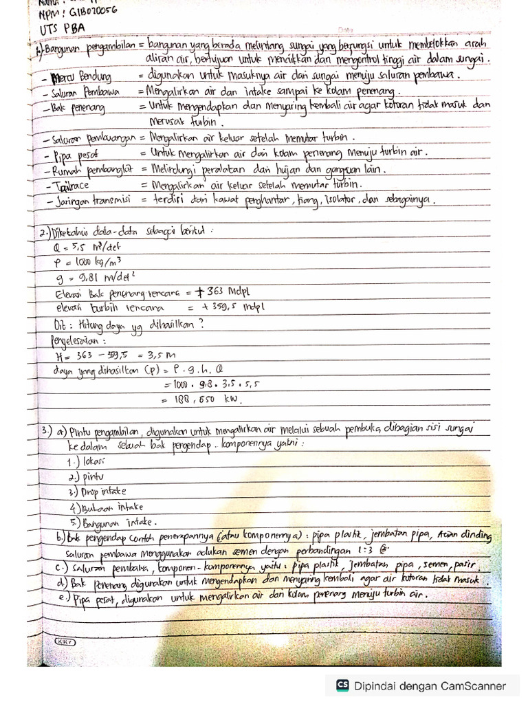 G1B020056 - Giuseppe Meazza - Uts Pba Kelas B | PDF