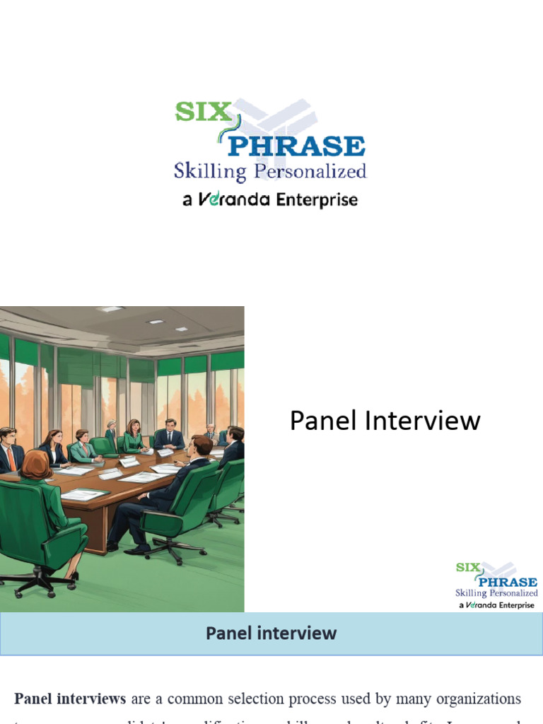L39 Panel Interviews | PDF | Body Language | Cognition