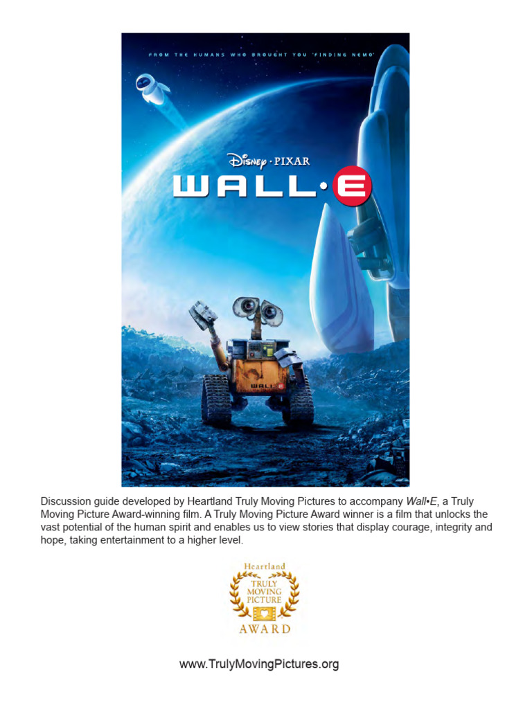 00 DG Wall e Discussion Guide | PDF | Reuse | Waste